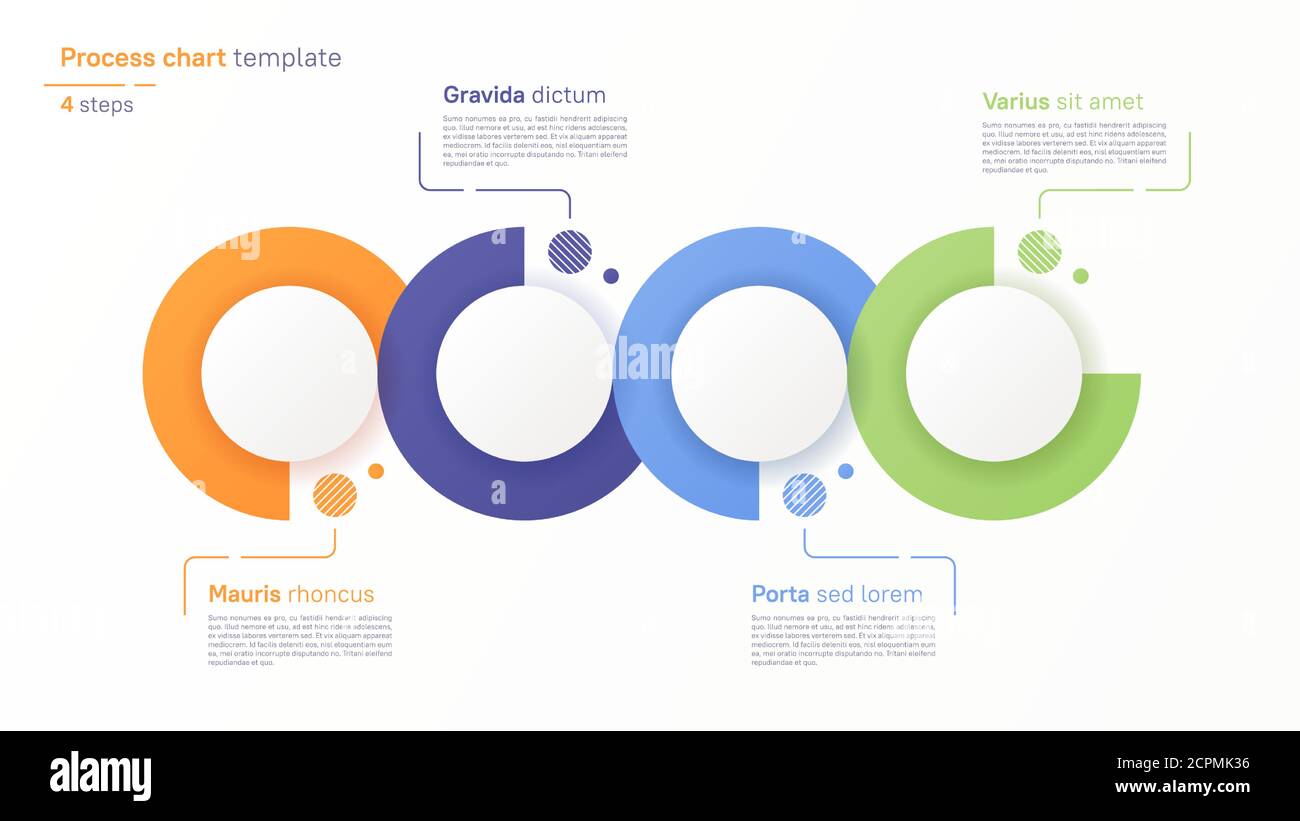 Vector process chart design template Stock Vector Image & Art - Alamy