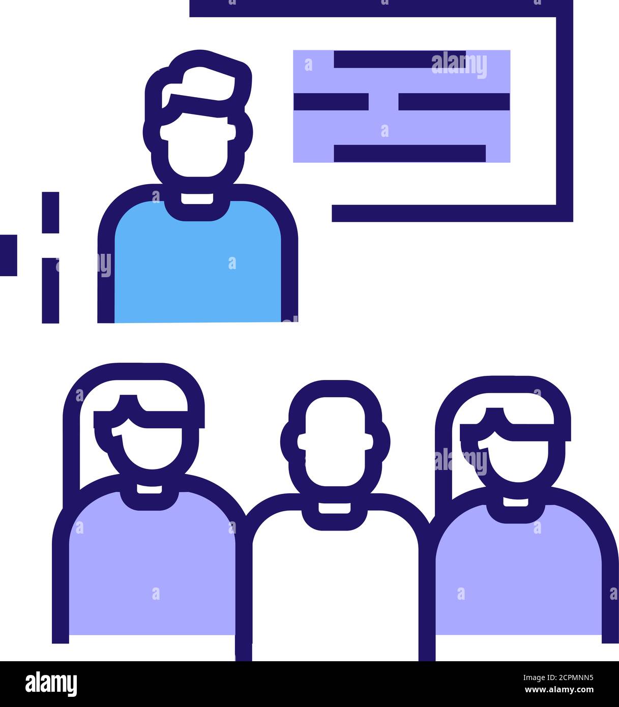 Group drawing lesson Stock Vector Images - Alamy