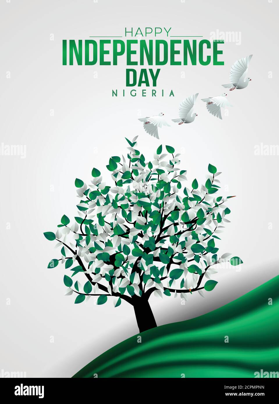 Nigerian tree Stock Vector Images - Alamy