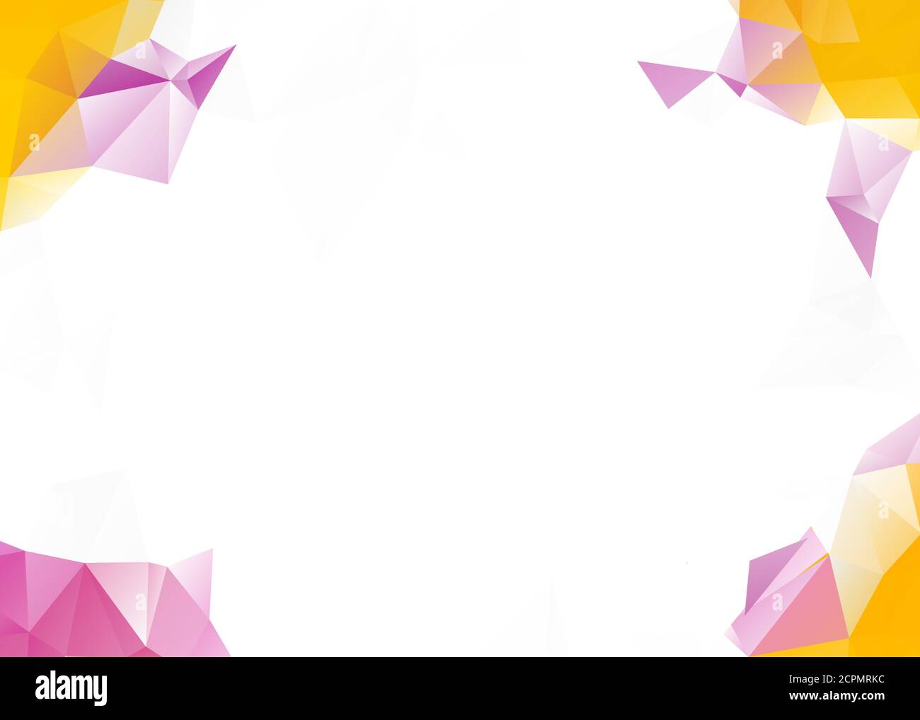 Crystal Triangles DesIgns At Corners Abstract Low Poly Geometric ...