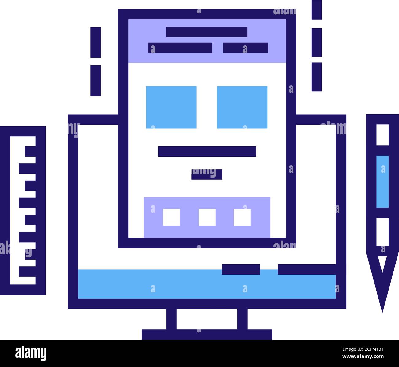 Graphic design courses color line icon. Learning basics design ...