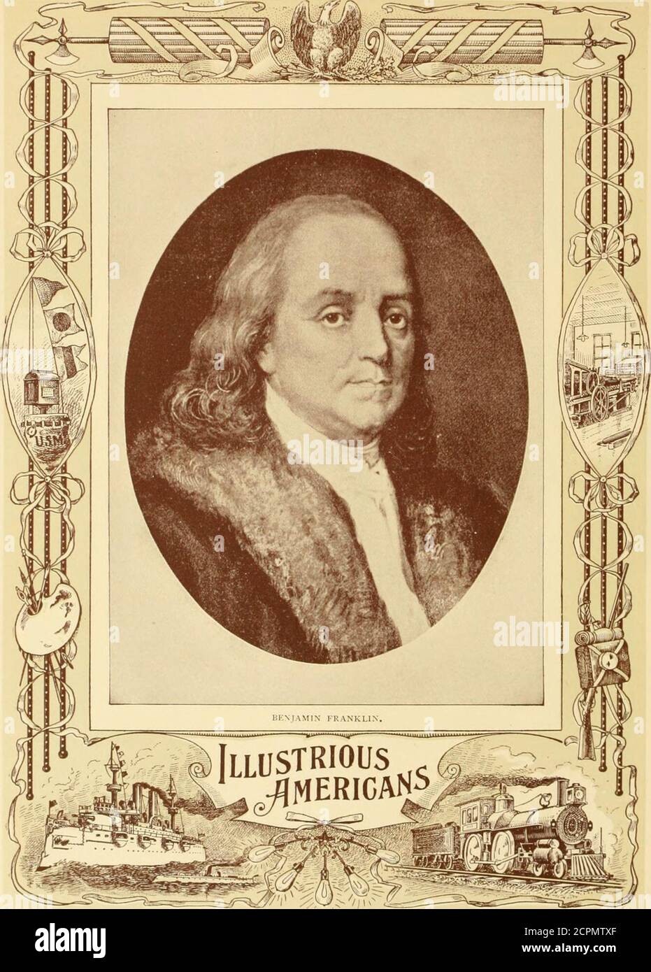 . The great American book of biography . BENJAMIN FRANKLIN, THE ...