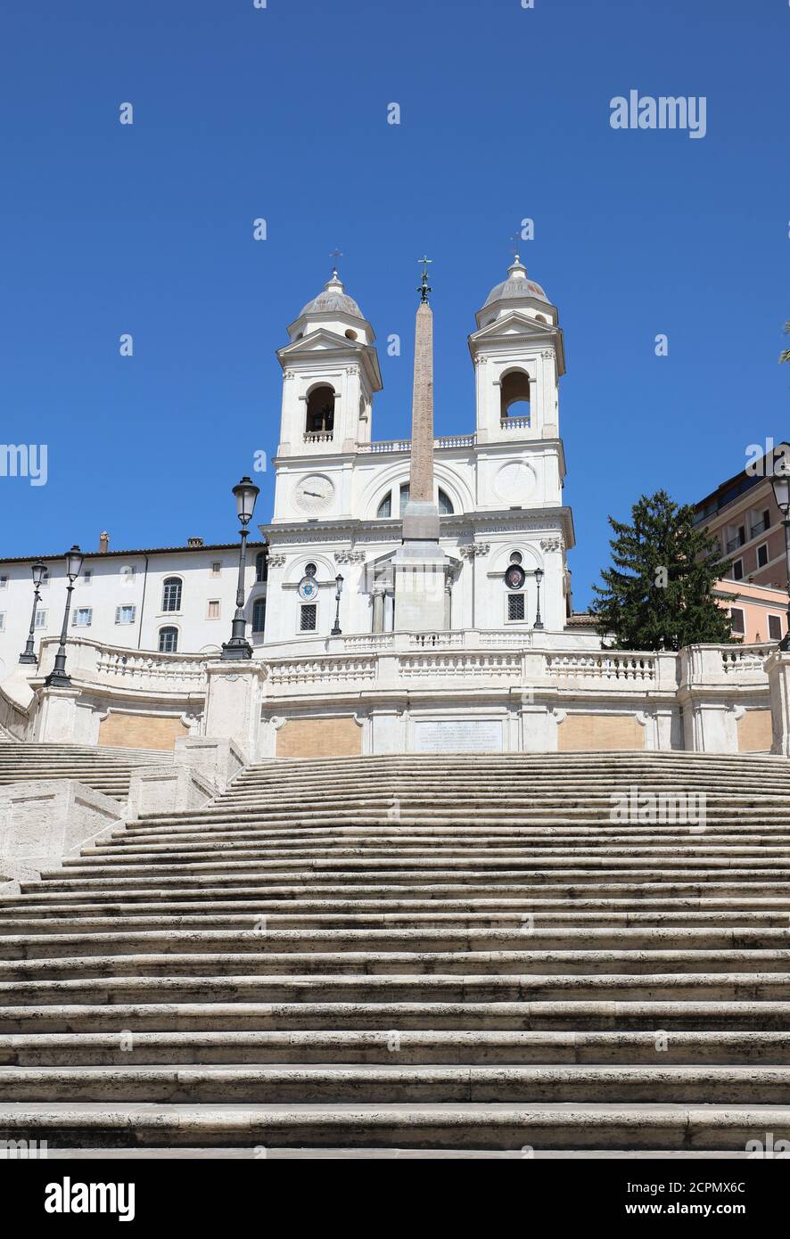 Famous Stairway of Rome in Italy called Spanish Steps or Scalinata di ...