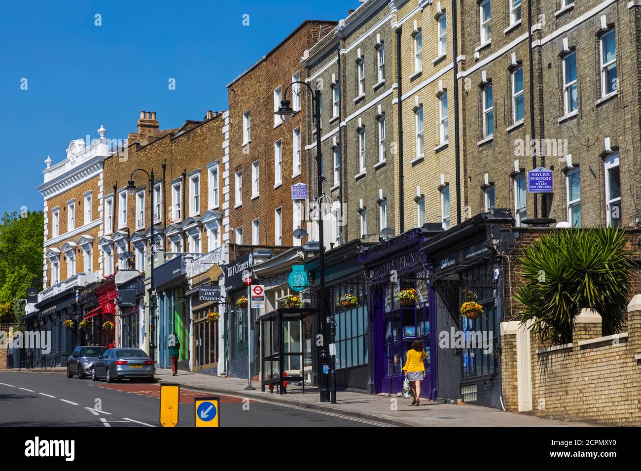 England, London, Belsize Park, Haverstock Hill Stock Photo - Alamy