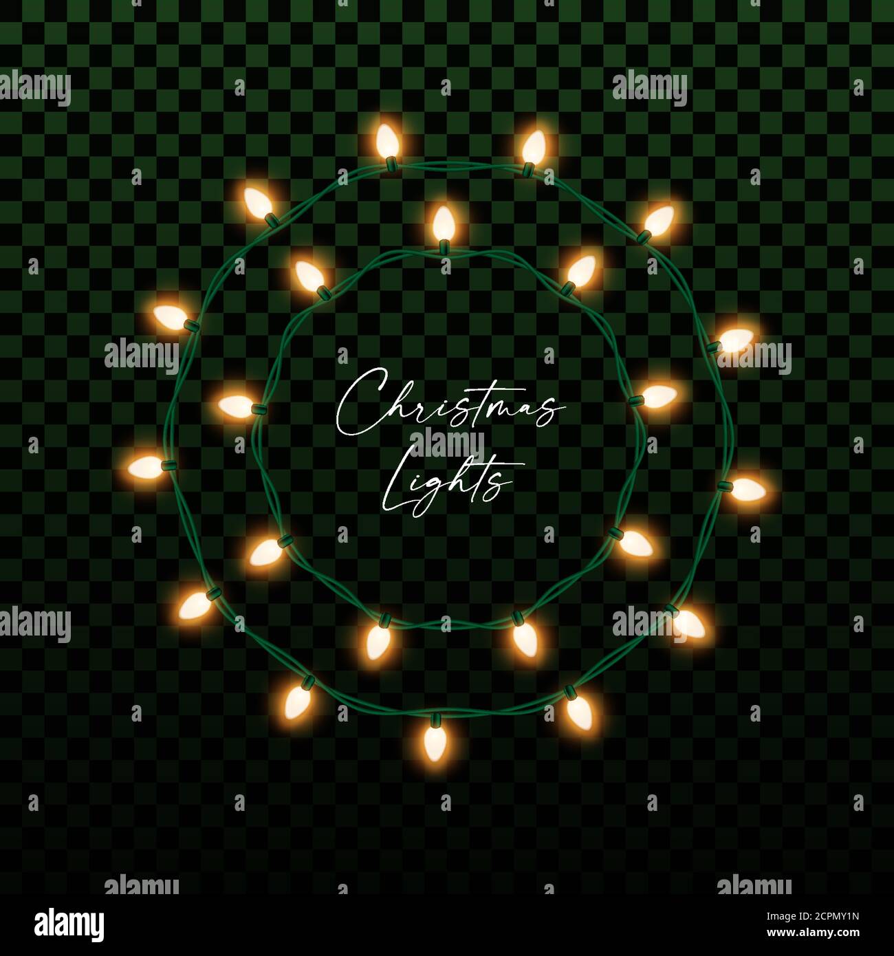 Party decoration lights Stock Vector Images - Alamy