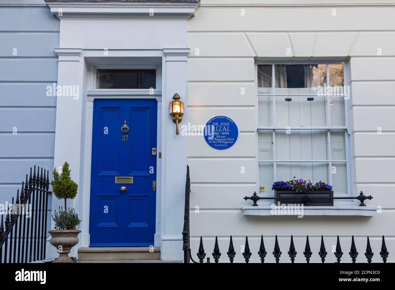 England, London, Camden, Primrose Hill, Chalcot Street, Dr.Jose Rizal ...
