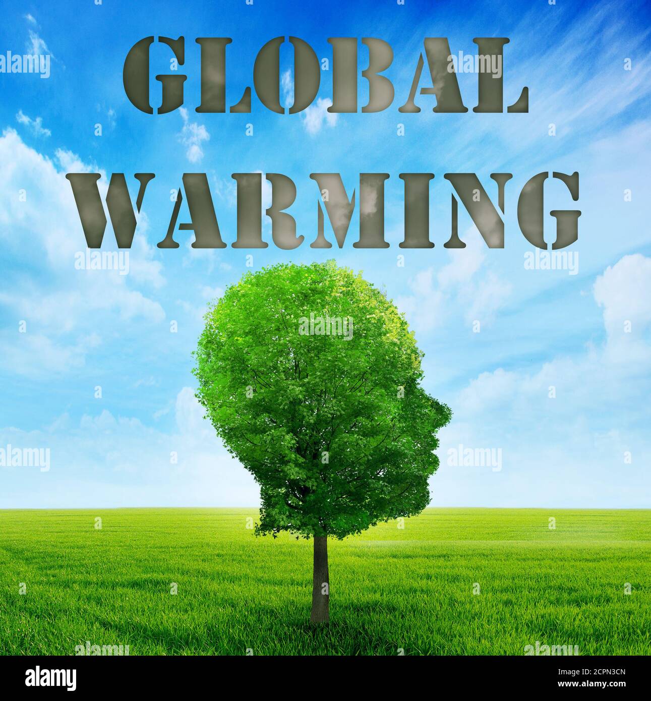 Human head shaped tree hi-res stock photography and images - Alamy