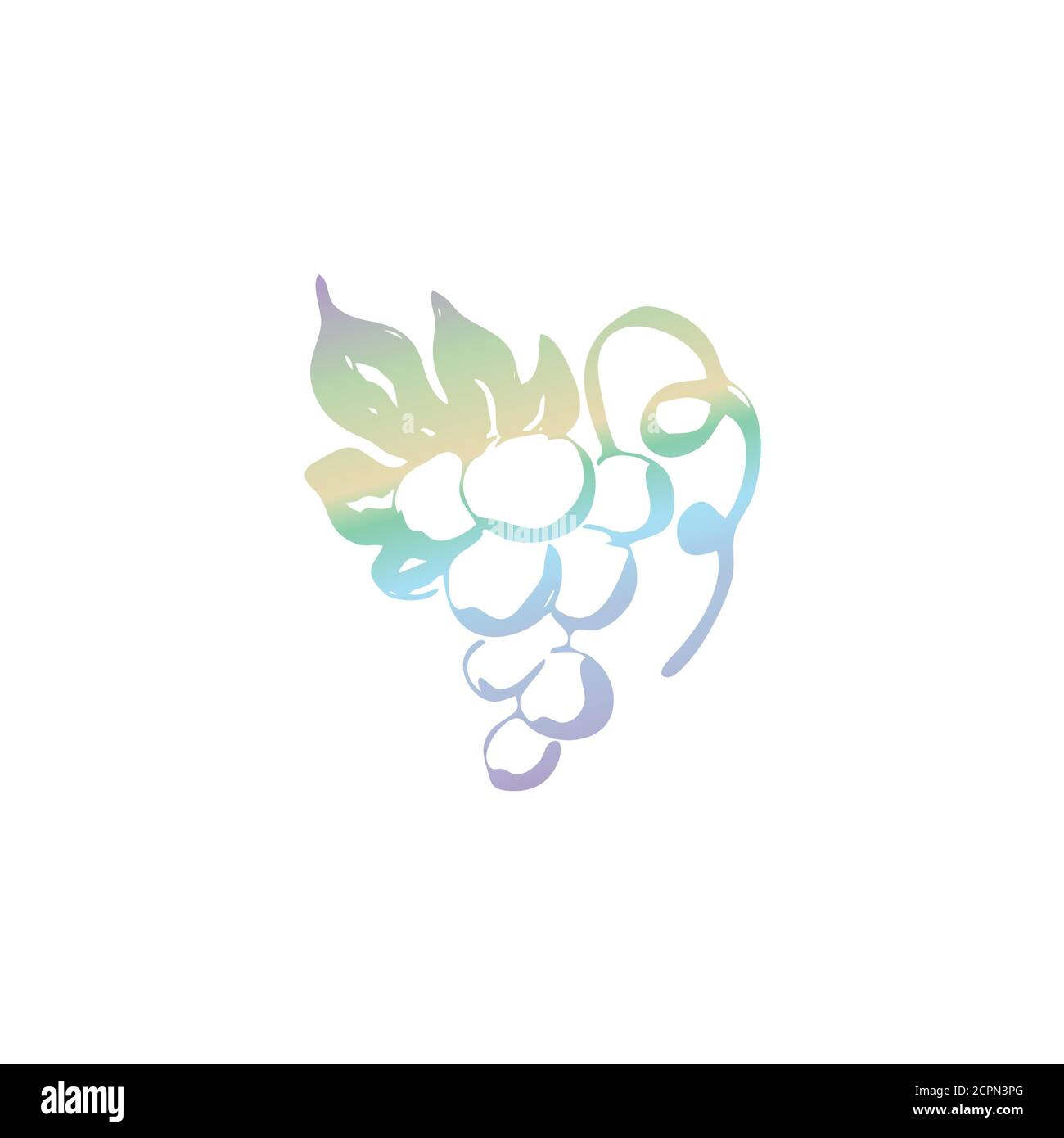 Color Grape Vine Design
