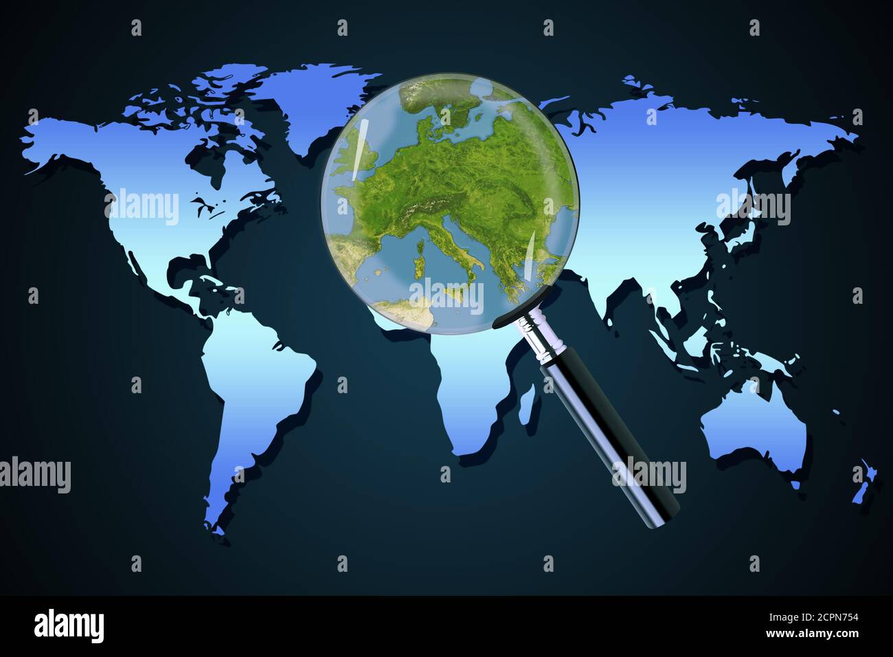 World political system map hi-res stock photography and images - Alamy
