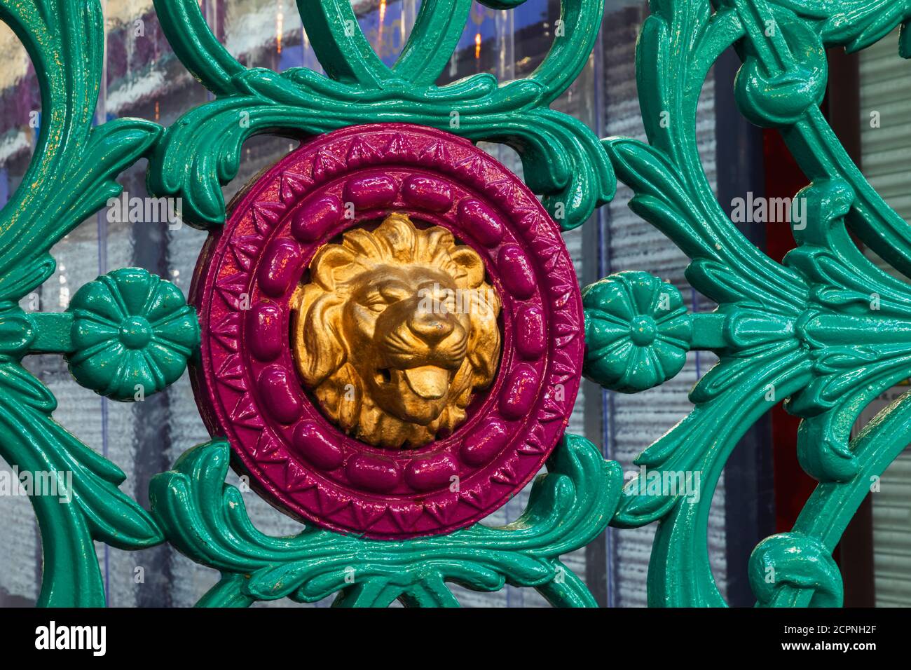 England, London, City of London, Smithfield, Smithfield Market, Detail ...