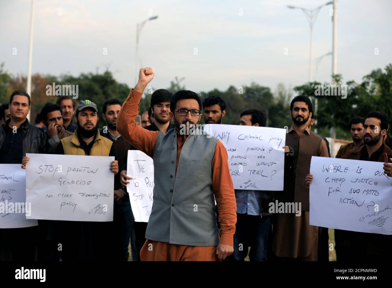 Pashtun protest pakistan hi-res stock photography and images - Alamy