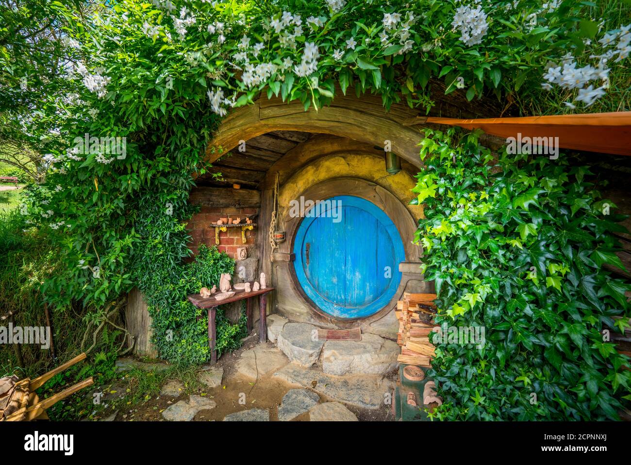 New zealand hobbit land hi-res stock photography and images - Alamy