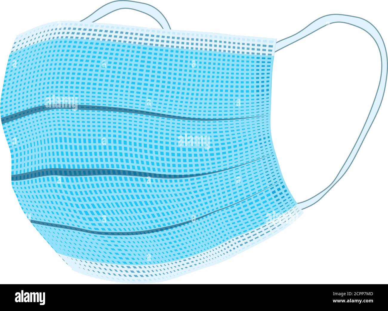 Disposable blue face mask Stock Vector Images - Alamy