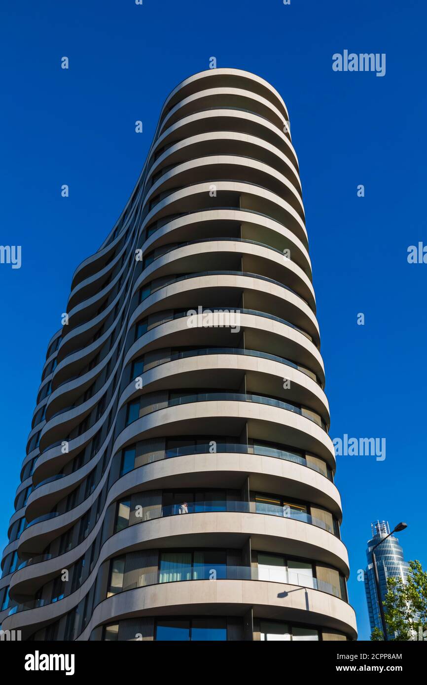 England, London, Westminster, Chelsea, Millbank, Riverwalk Residential ...