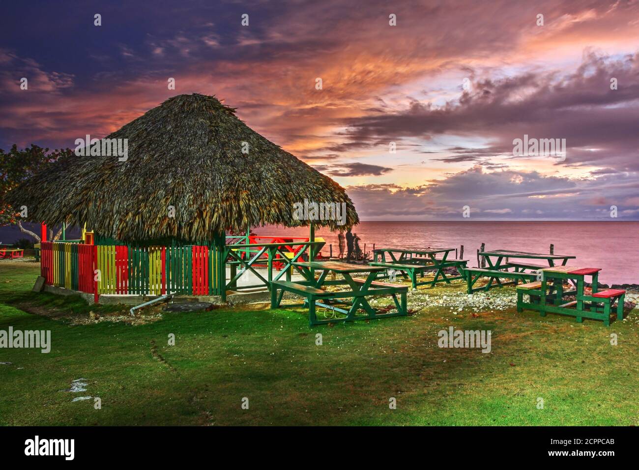 Jamaican sunset colors hi-res stock photography and images - Alamy