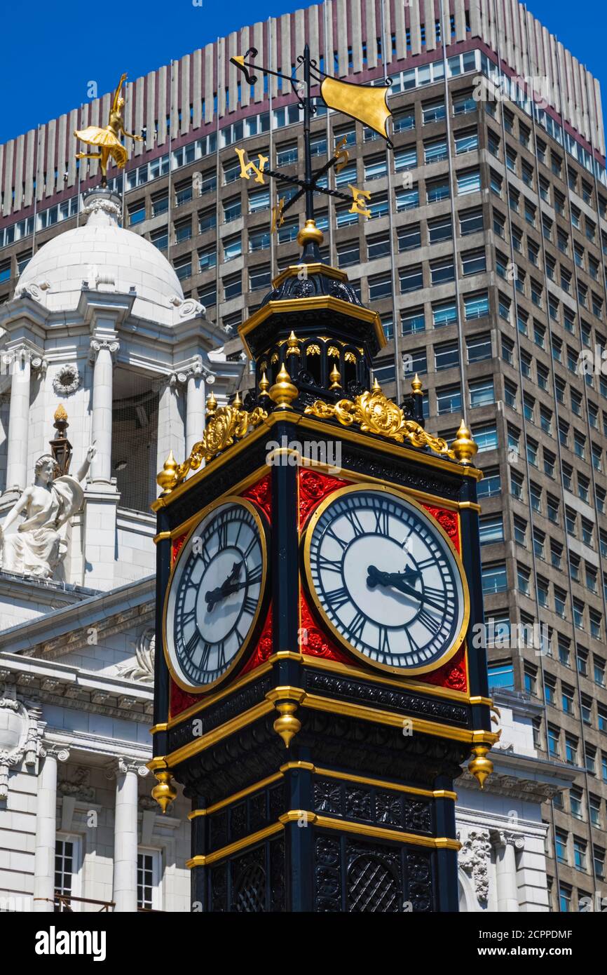 England, London, Westminster, Victoria, Little Ben Clock Tower Stock ...