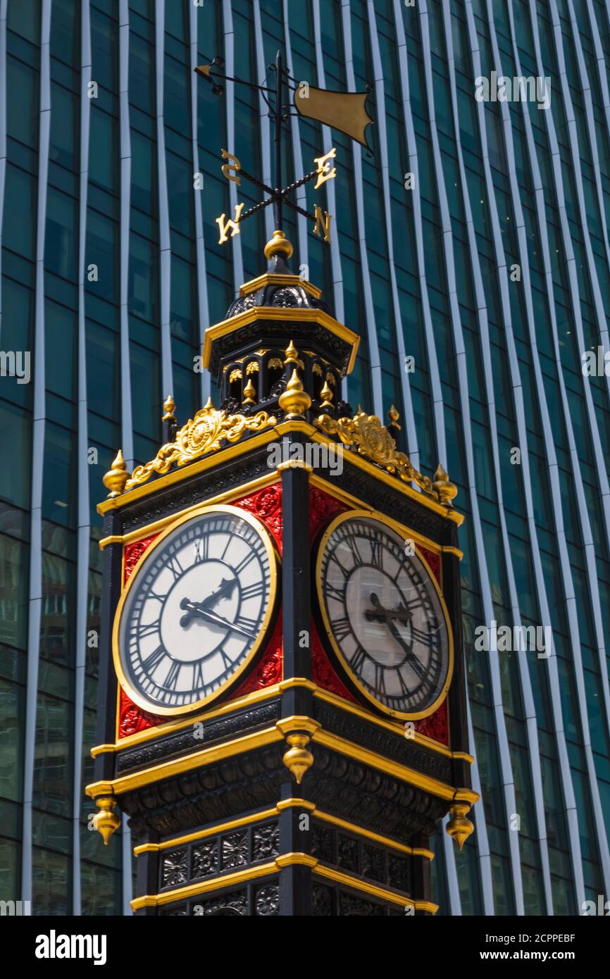 England, London, Westminster, Victoria, Little Ben Clock Tower Stock ...
