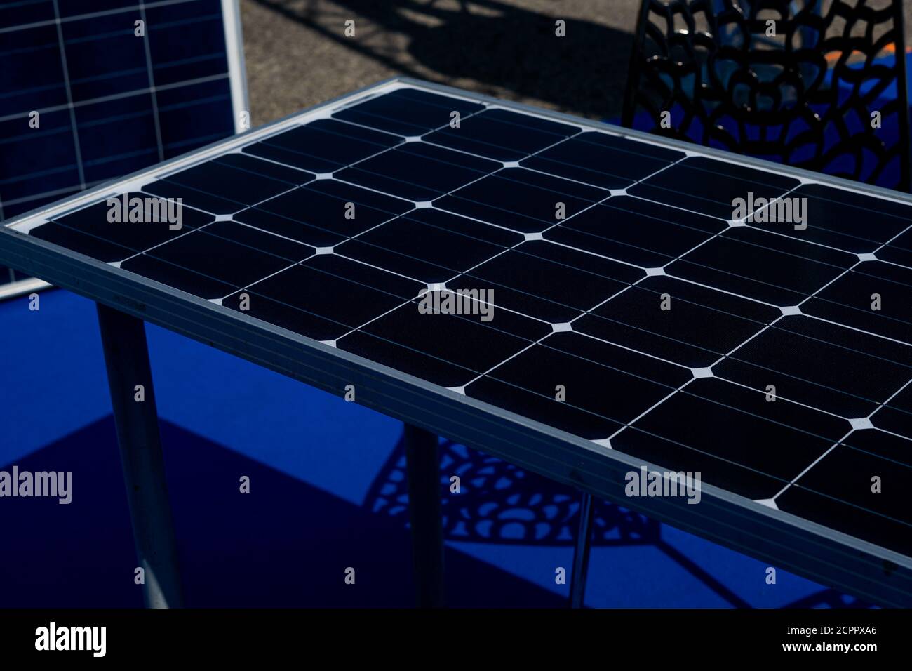 Photovoltaic table modules for renewable energy. Save the earth and the ...