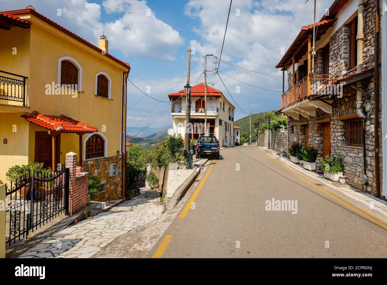 Andritsena, Elis, Peloponnese, Greece - The mountain village of ...