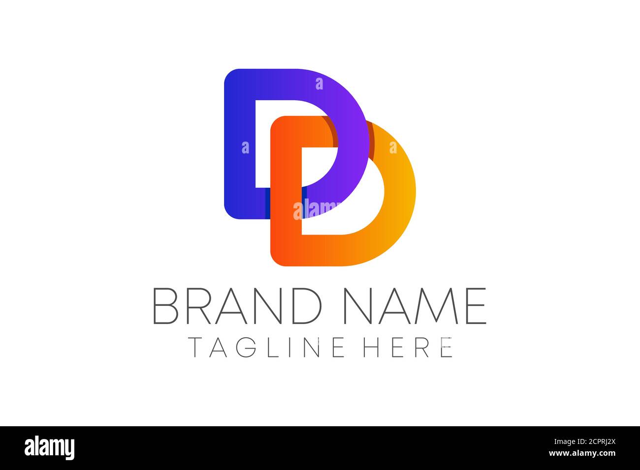 Colorful logo design business Stock Vector Images - Alamy