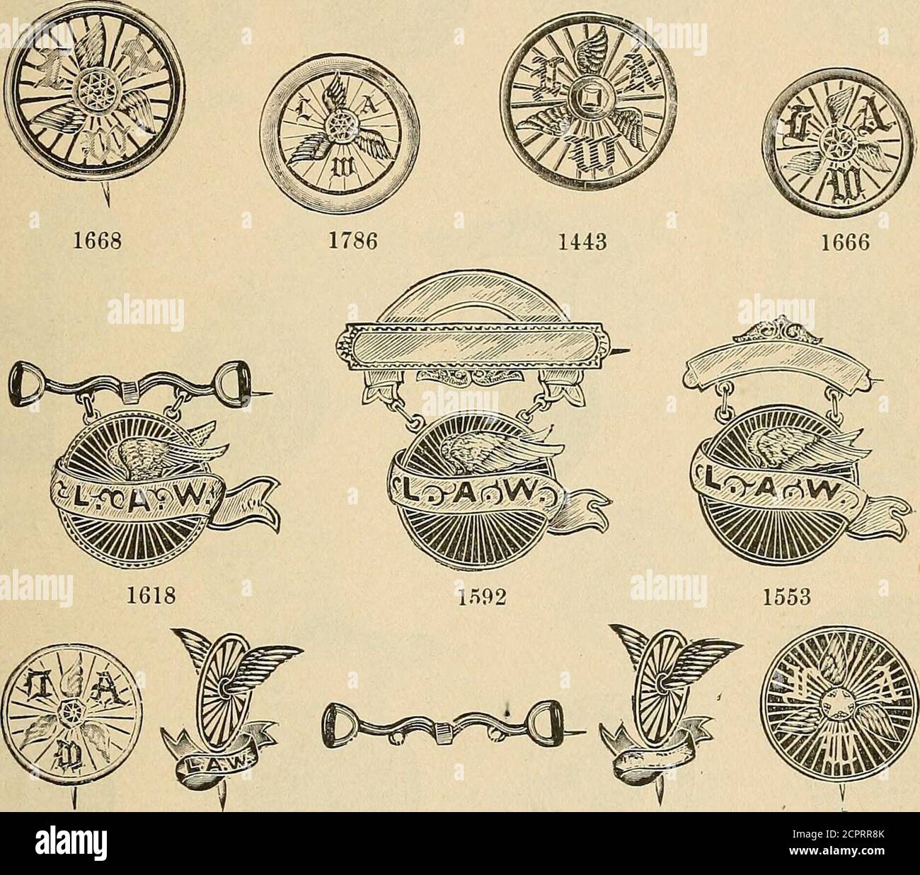 . Illustrated catalogue of solid gold society emblems, pins, buttons ...