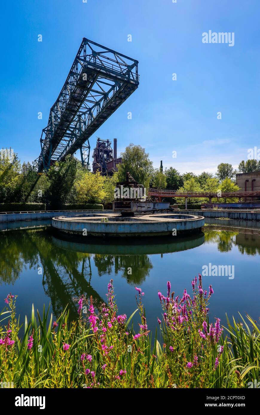 Duisburg, Ruhr area, North Rhine-Westphalia, Germany - Landschaftspark ...