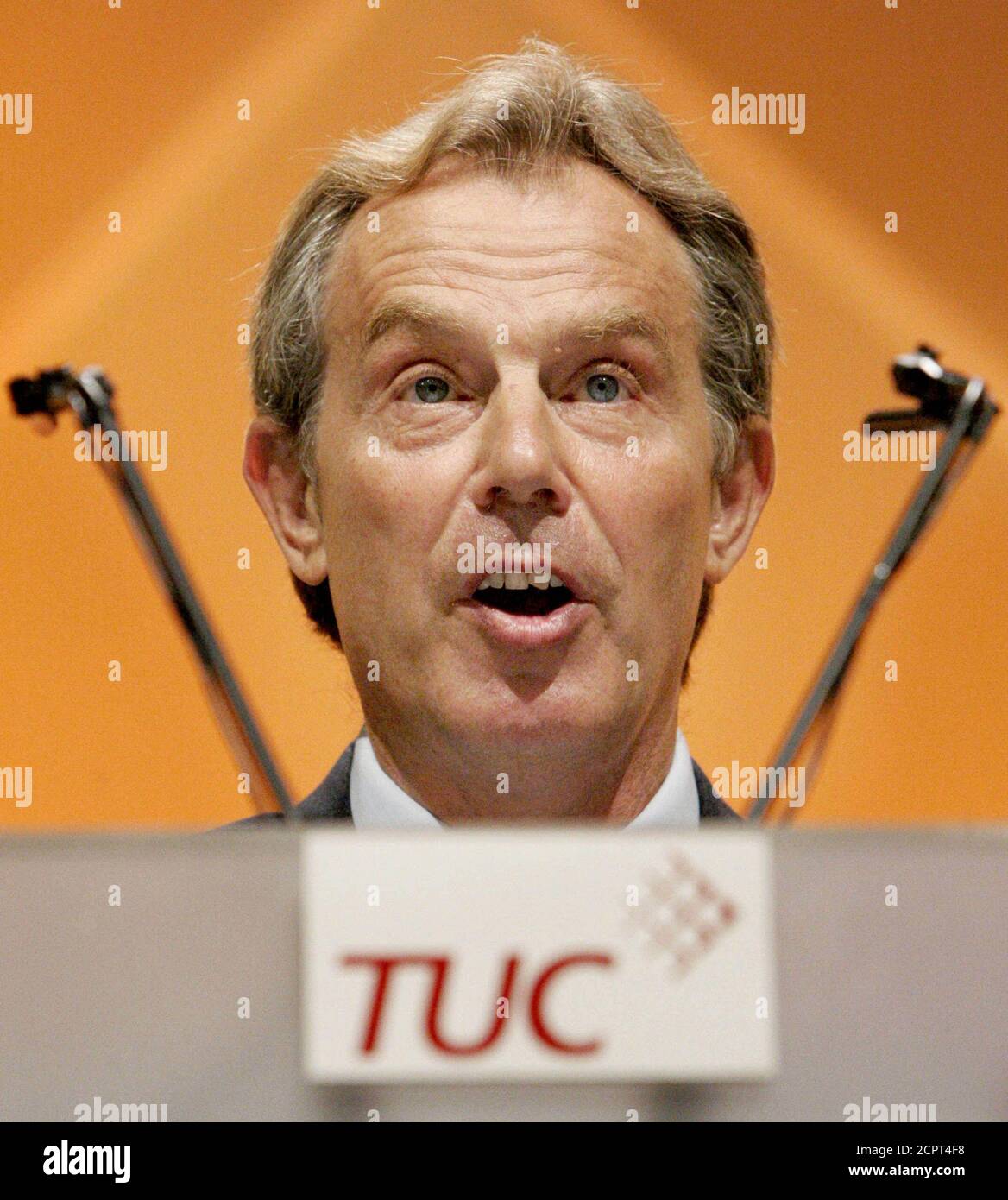 Addresses the trade union congress in brighton hi-res stock photography ...