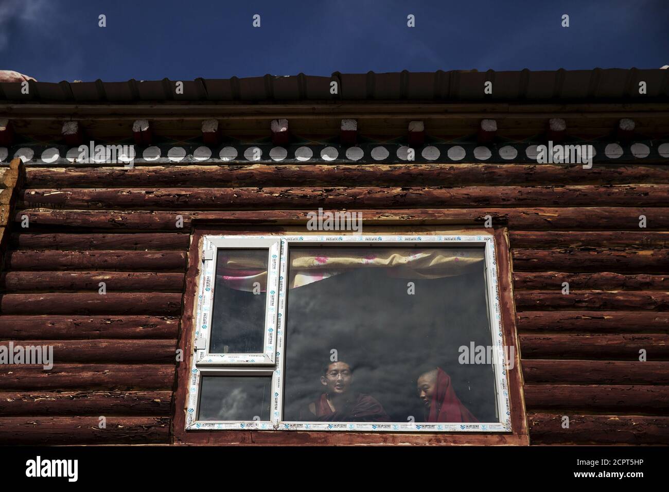 Buddhist monk and laymen hi-res stock photography and images - Alamy