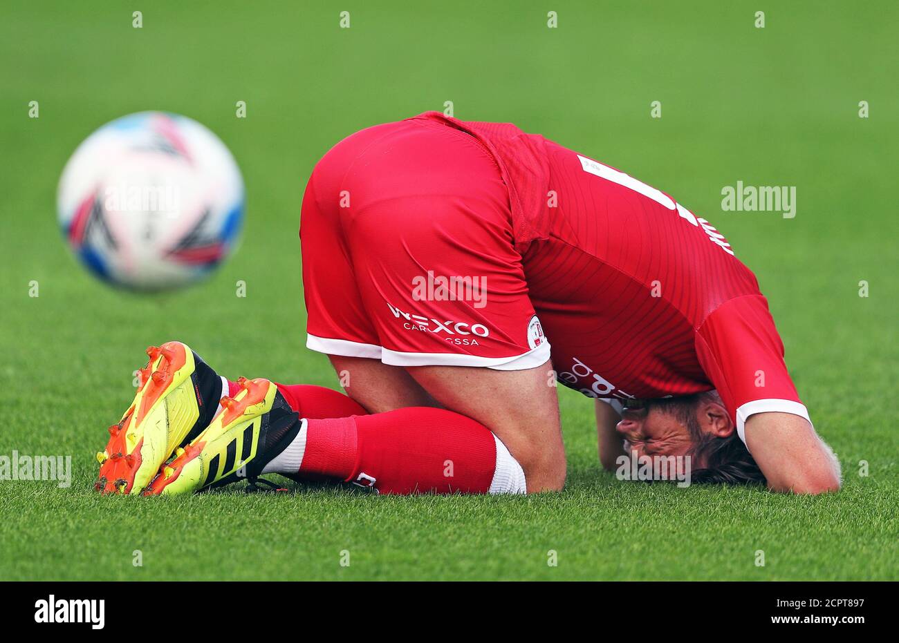 Crawley Town's Dannie Bulman in action during the Sky Bet League Two ...