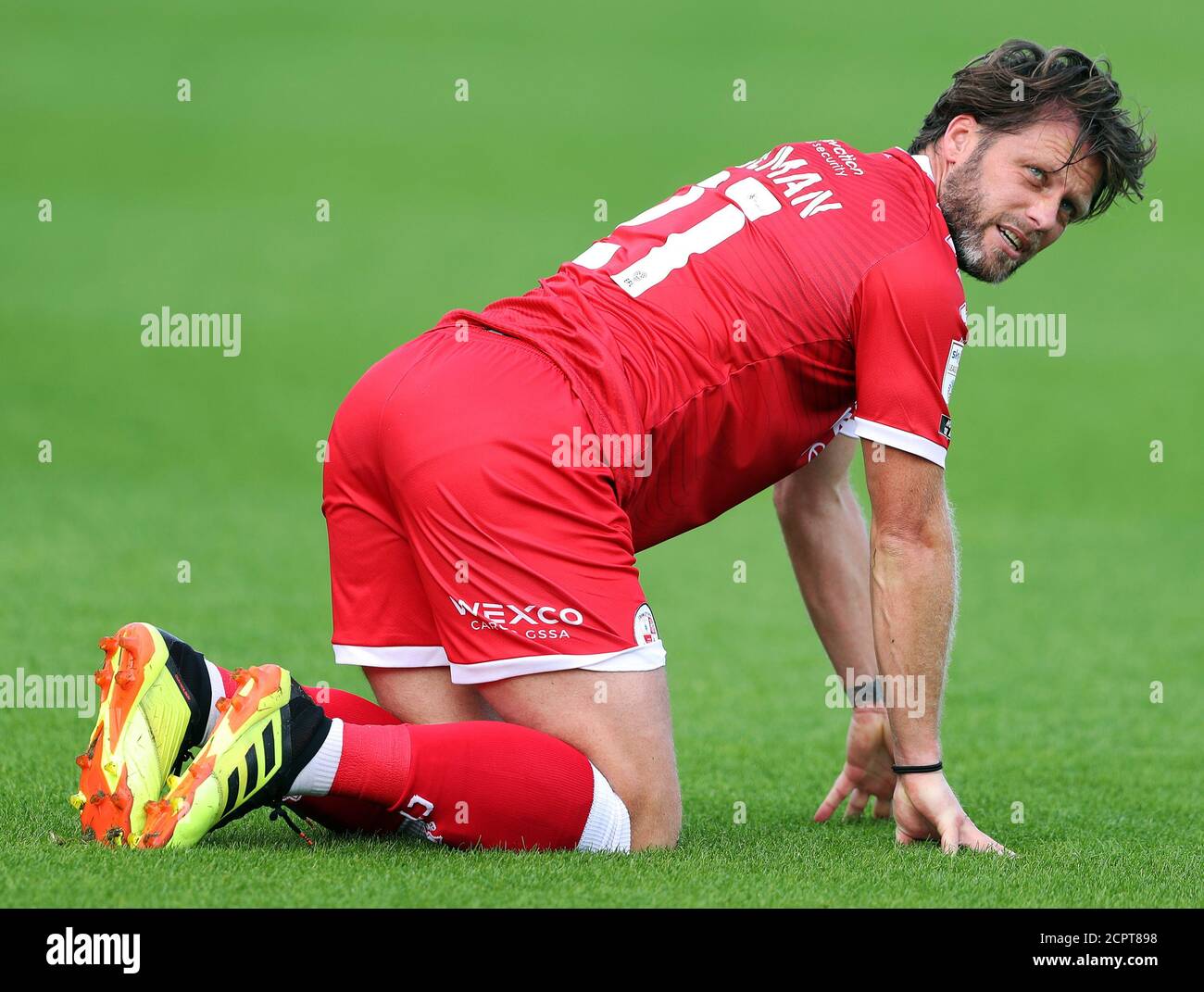 Crawley Town's Dannie Bulman in action during the Sky Bet League Two ...