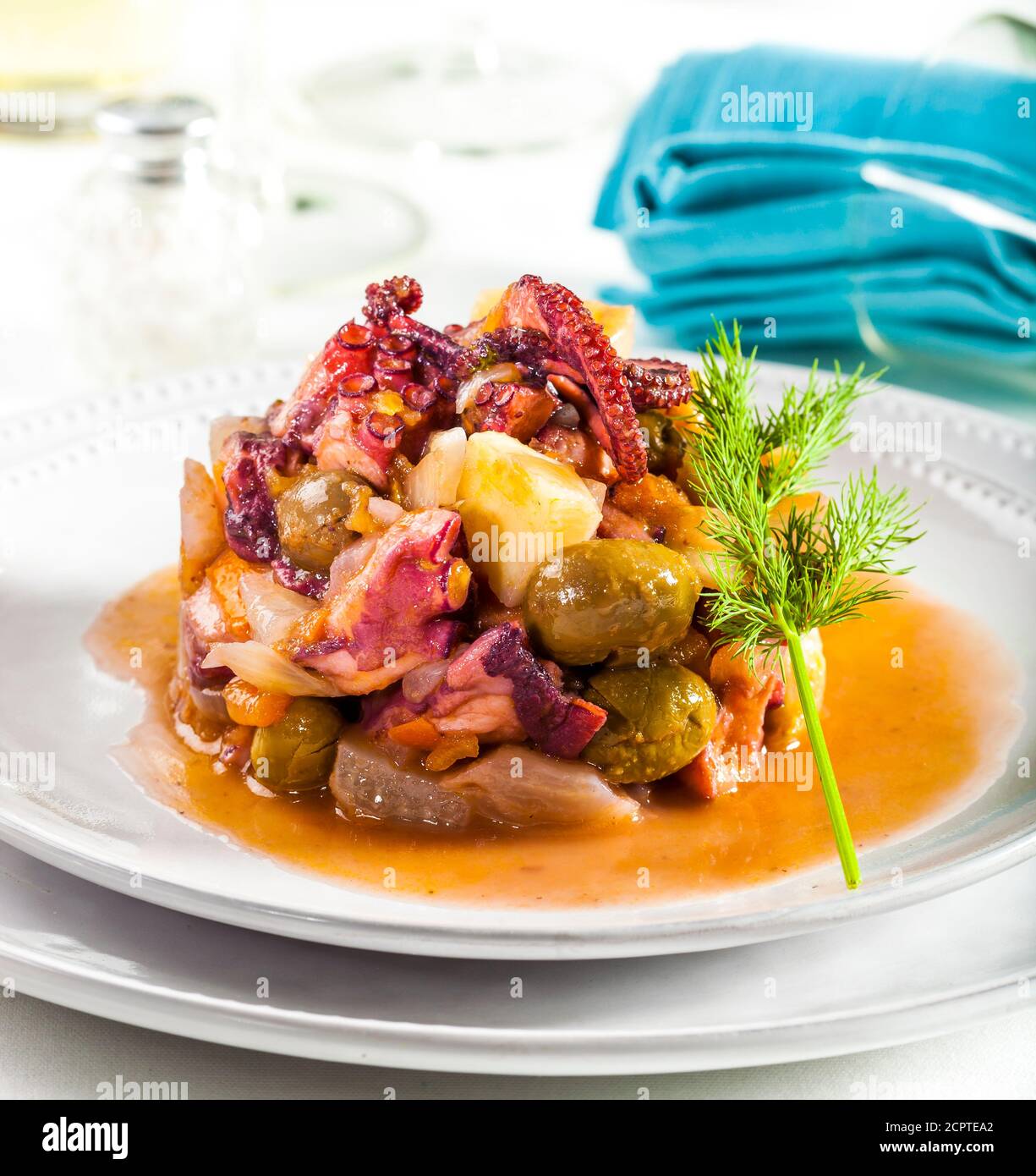 Octopus dish hi-res stock photography and images - Alamy