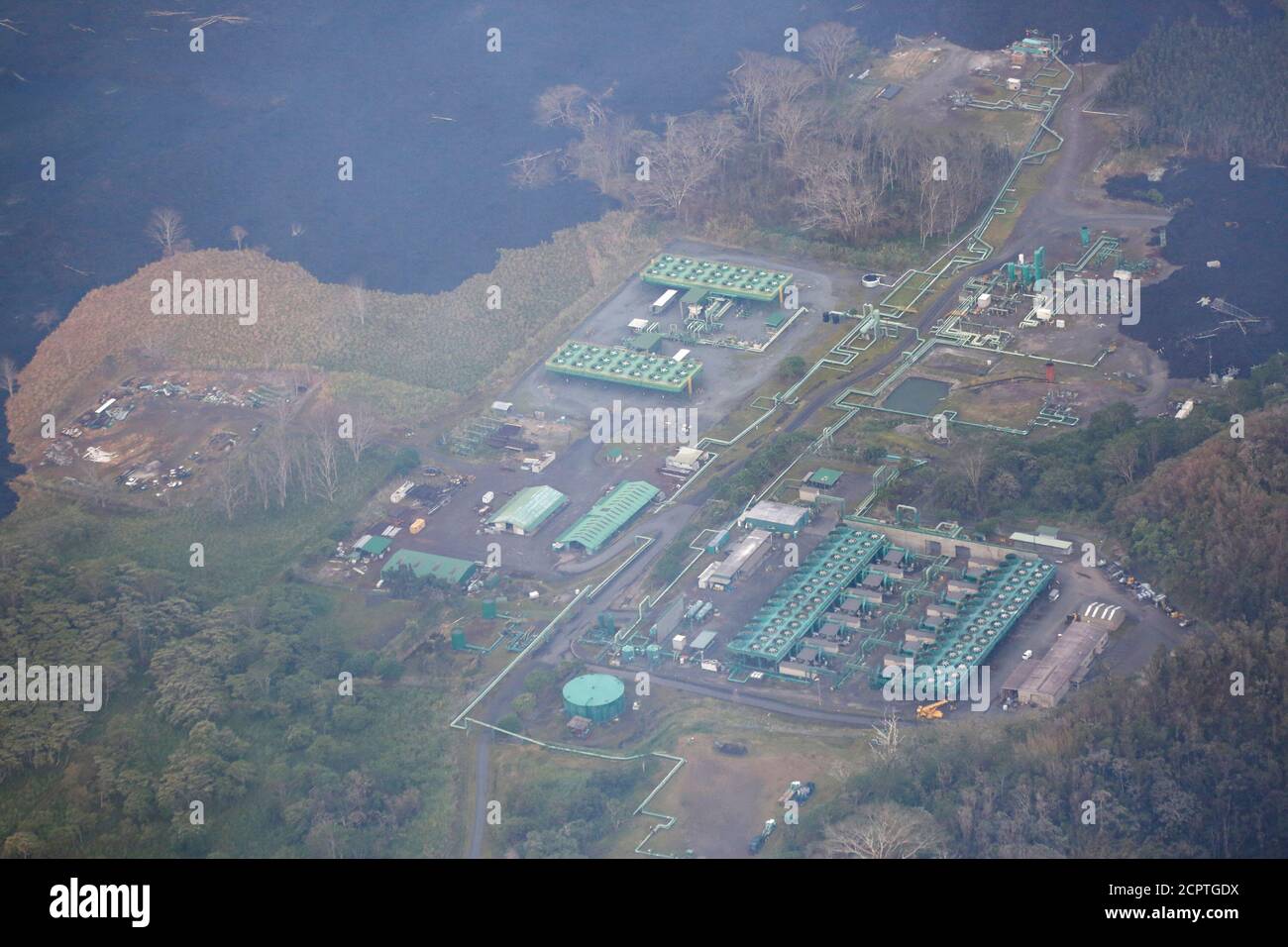 Hawaii geothermal power plant hi-res stock photography and images - Alamy