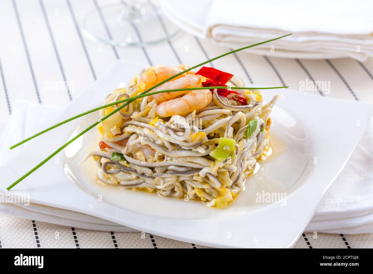 Angulas is a typical seafood dish from Spain Stock Photo - Alamy