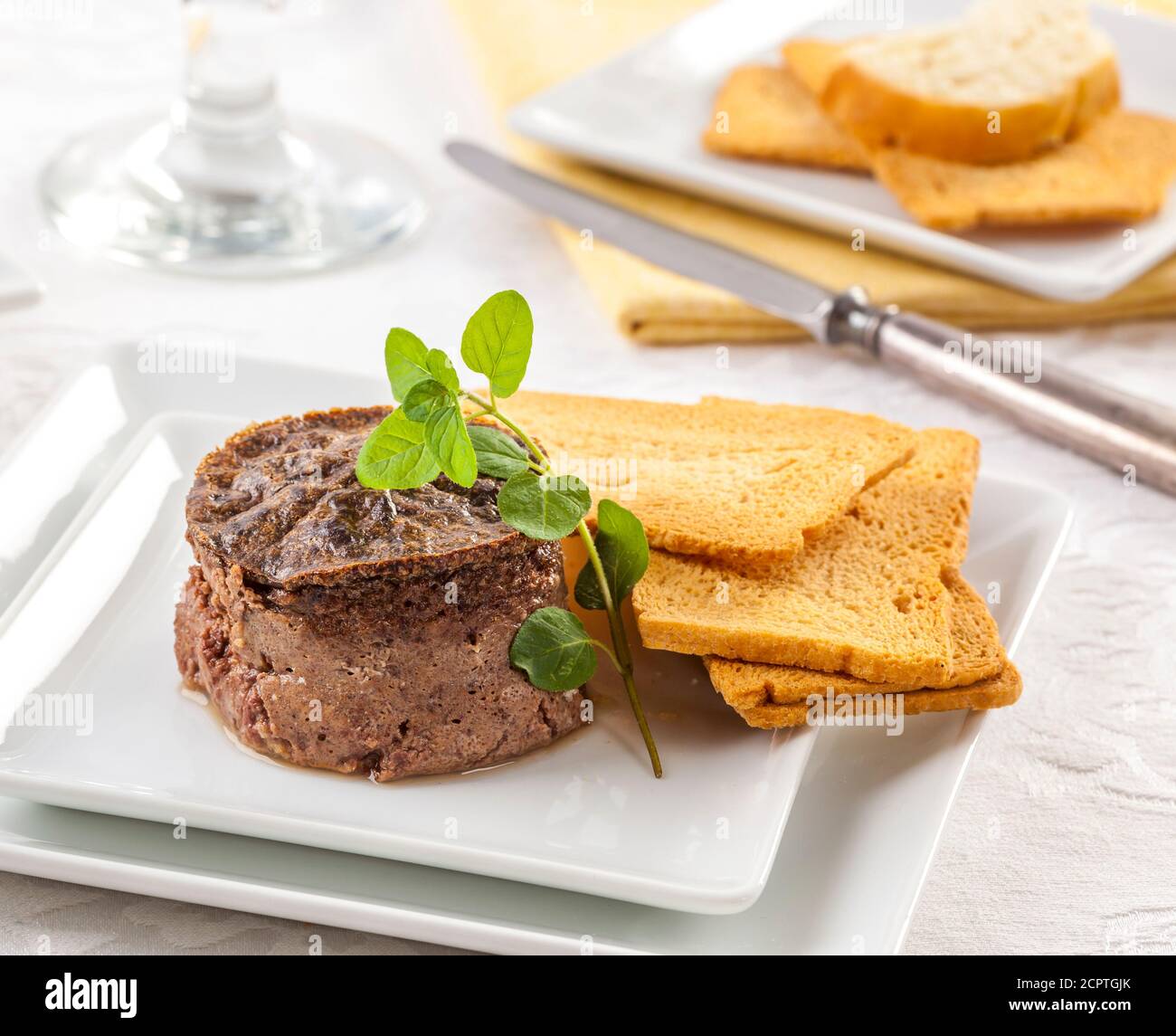 Black pudding pate or spread Stock Photo - Alamy