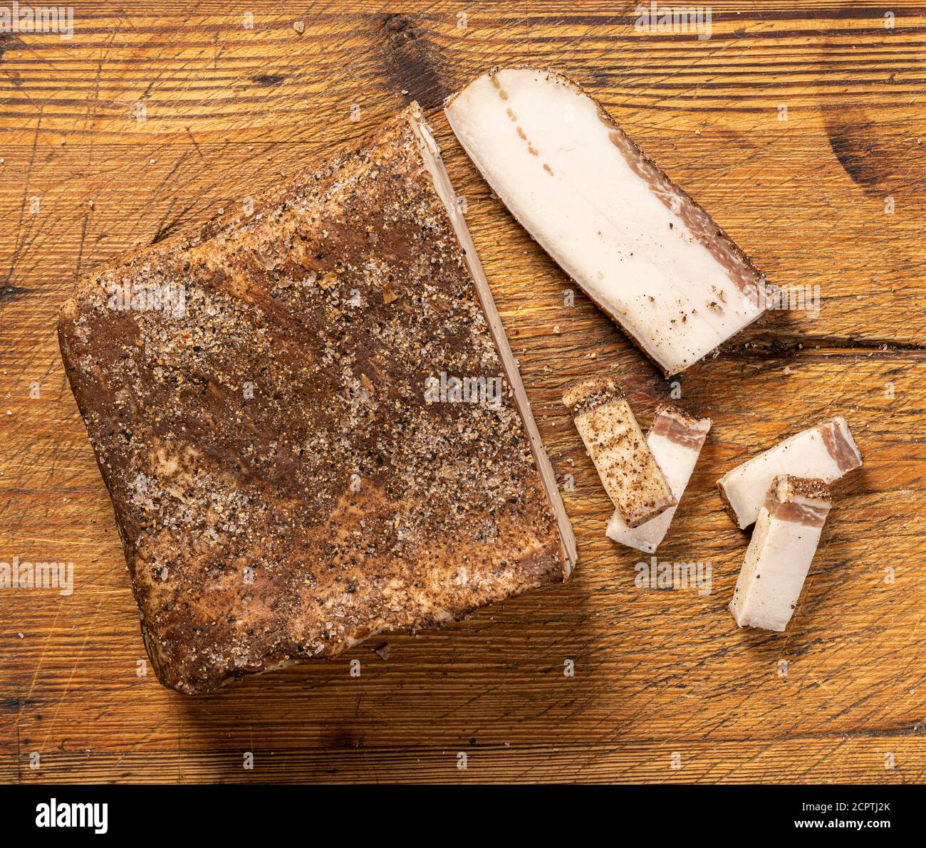 The Tuscan hamlet of Colonnata is a type of salumi made by curing ...