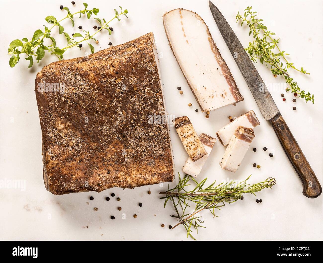 The Tuscan hamlet of Colonnata is a type of salumi made by curing ...