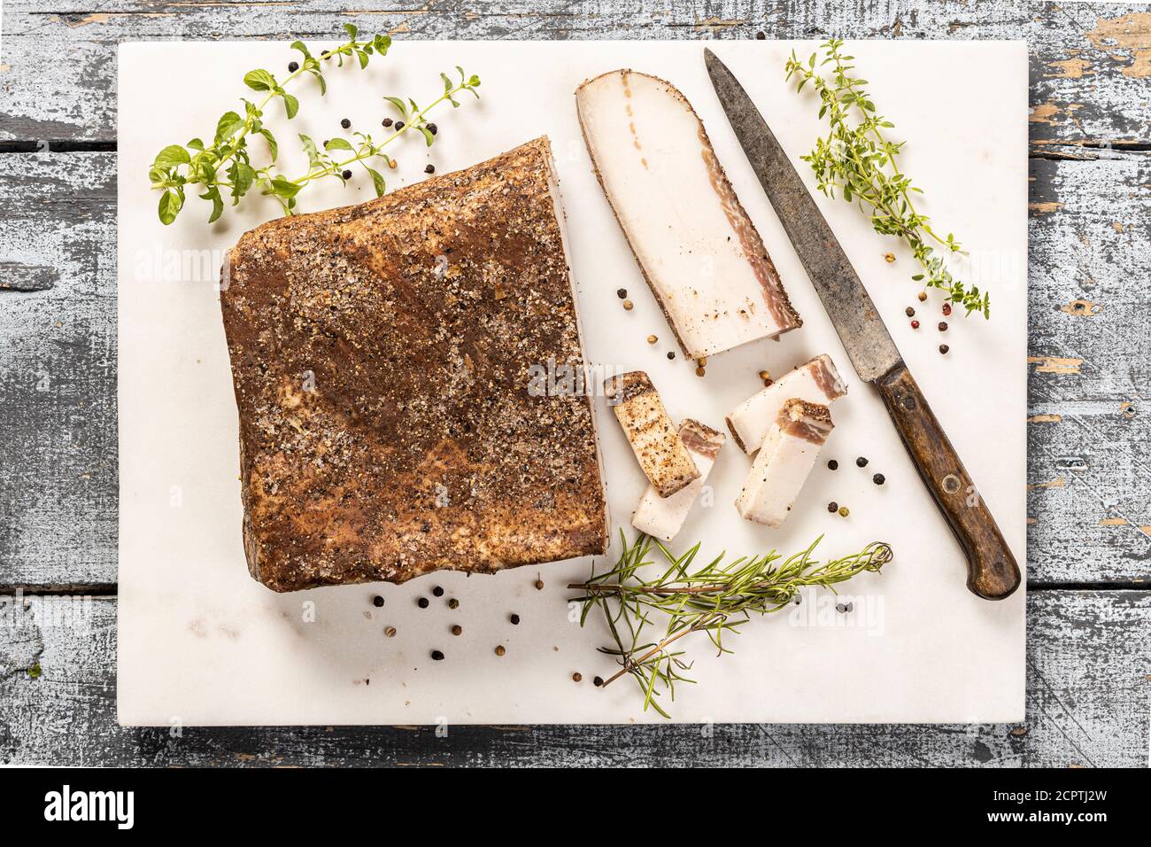 The Tuscan hamlet of Colonnata is a type of salumi made by curing ...