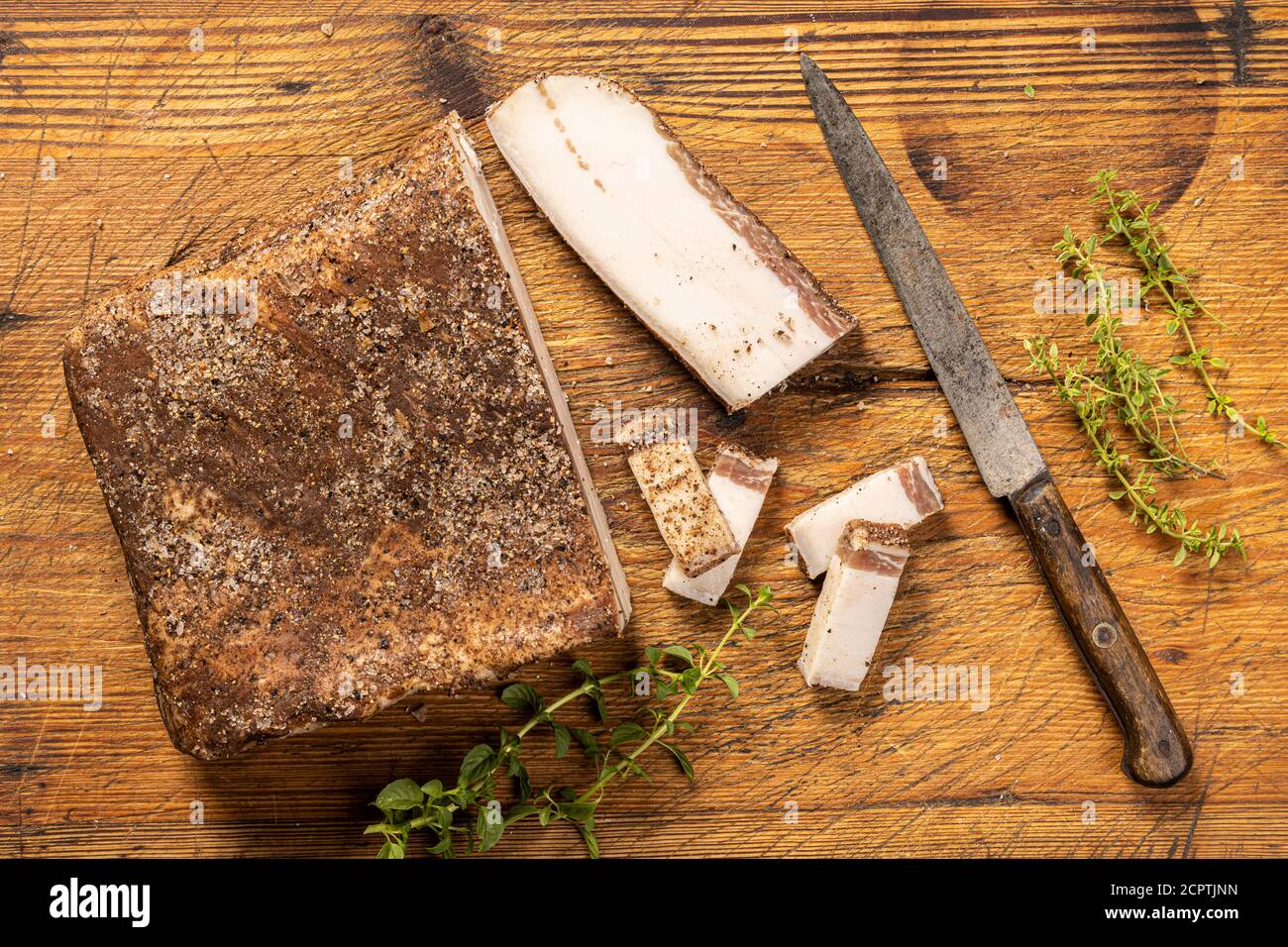 The Tuscan hamlet of Colonnata is a type of salumi made by curing ...