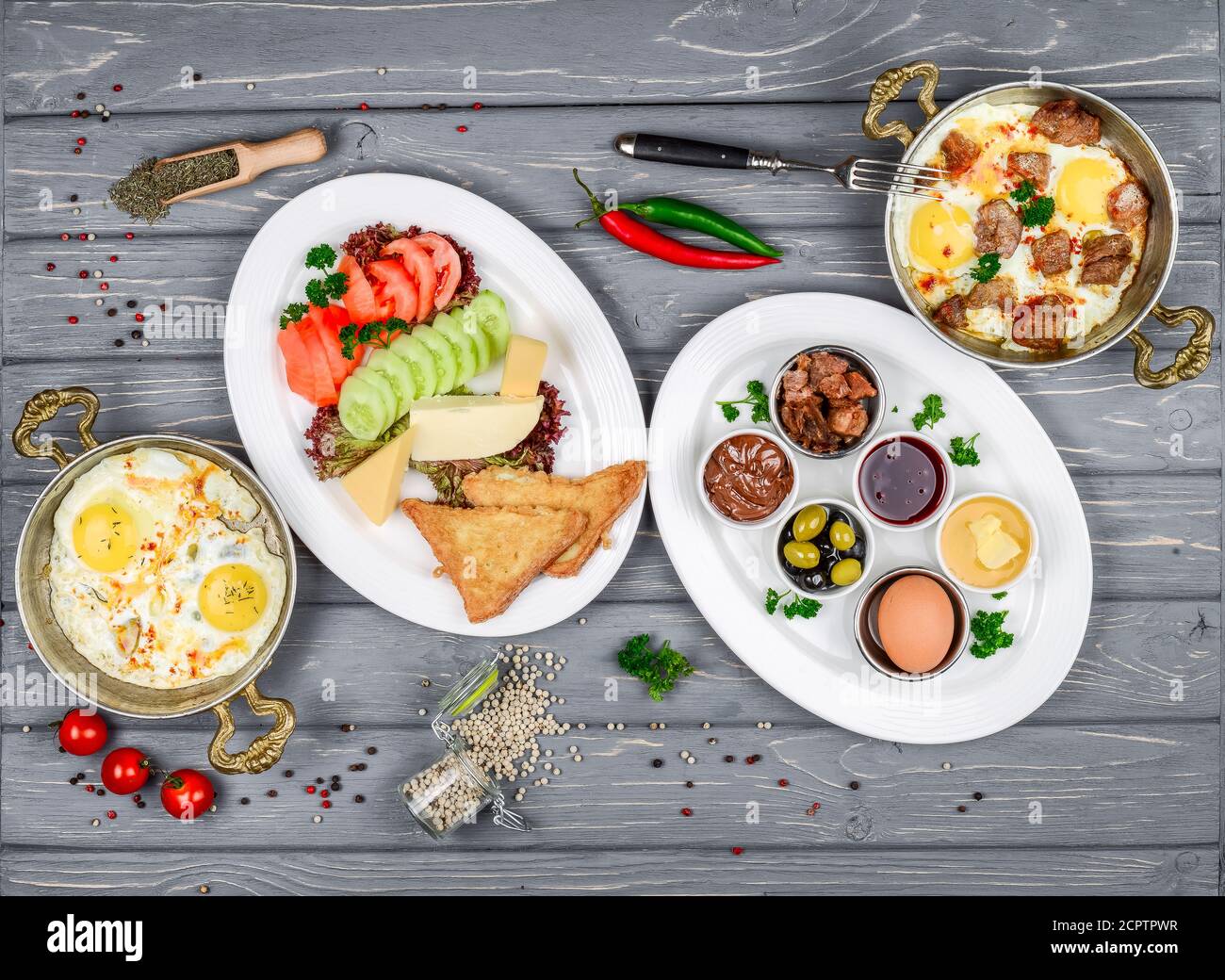 Turkish breakfast plate hi-res stock photography and images - Alamy
