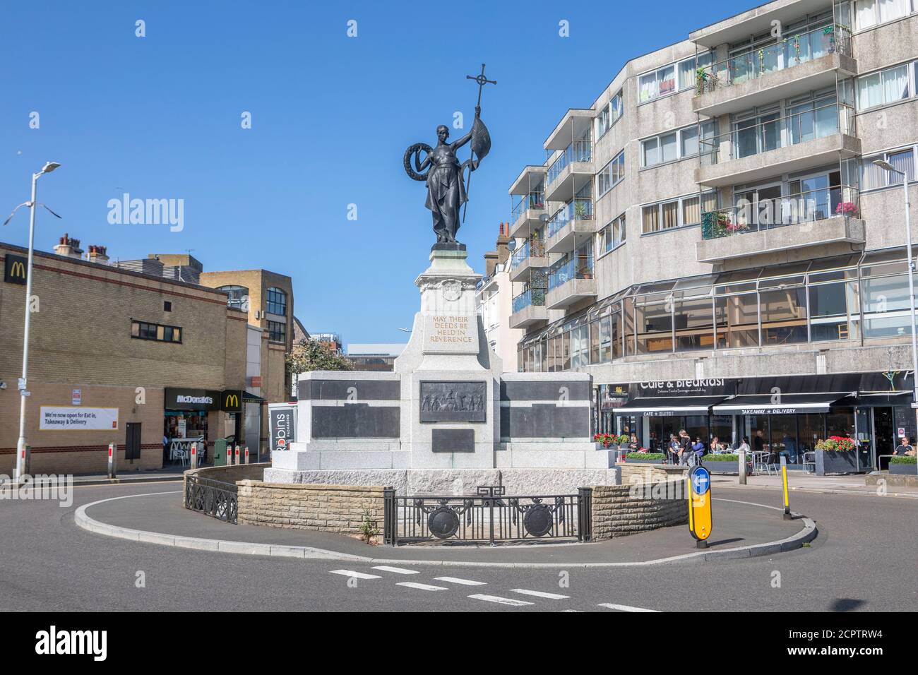 Folkestone war memorial Stock Photo - Alamy