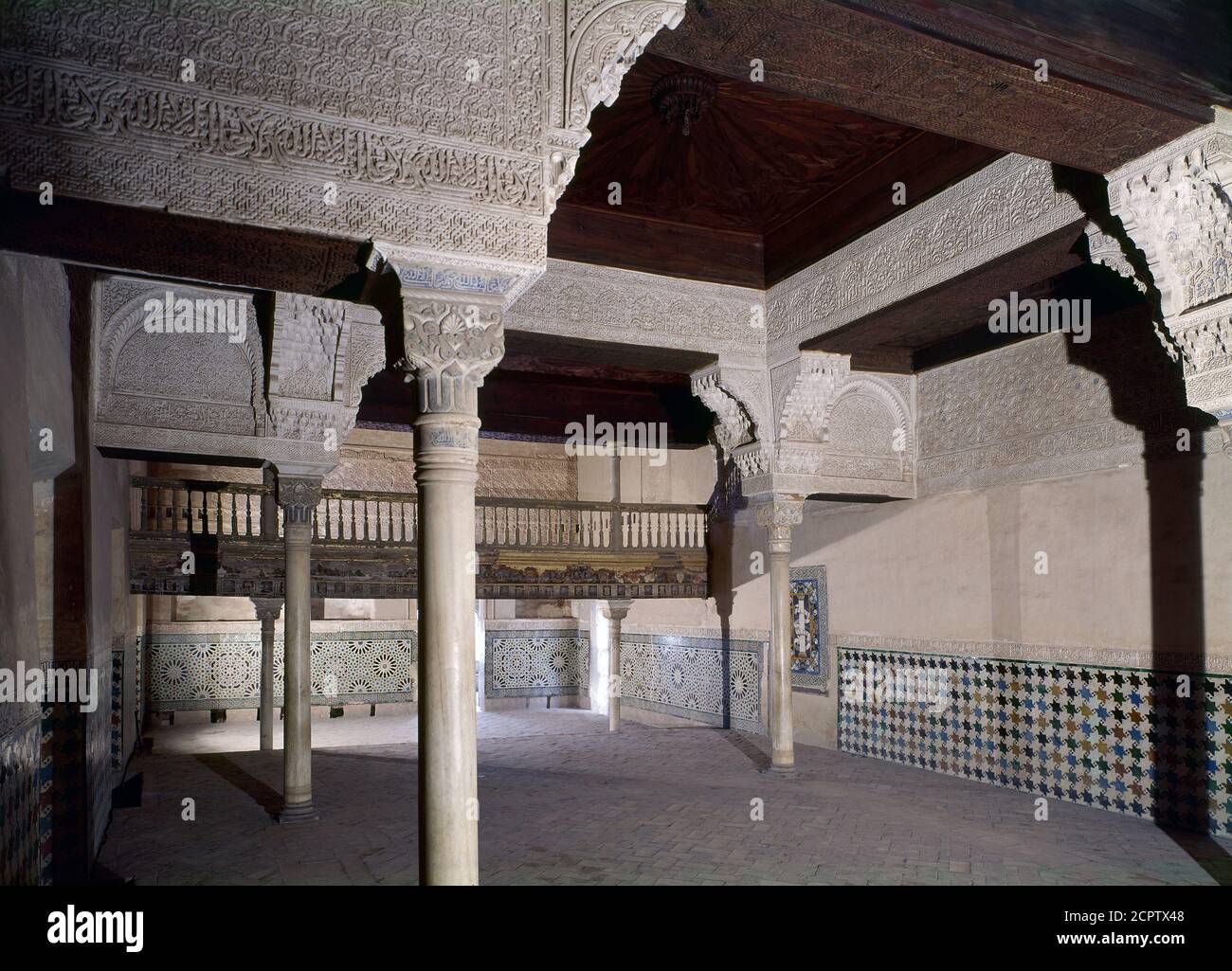 Interior mexuar alhambra in granada hi-res stock photography and images ...