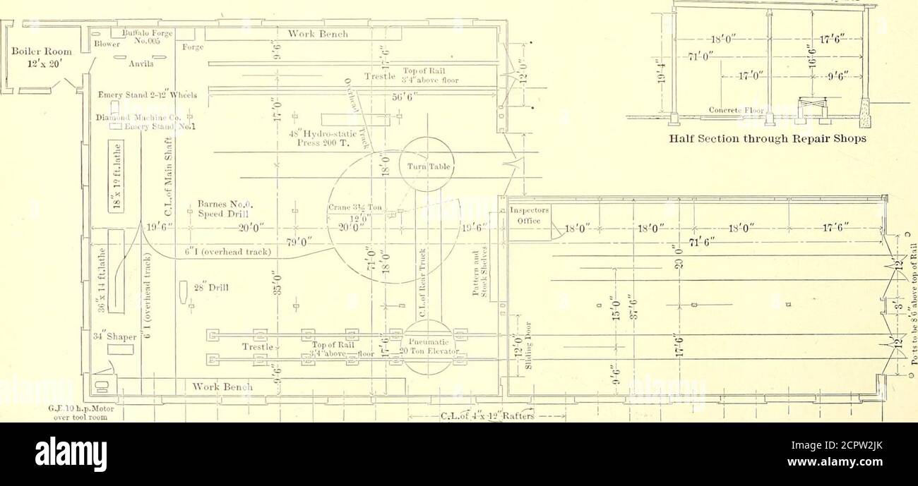 Automotive Repair Shop Floor Plans