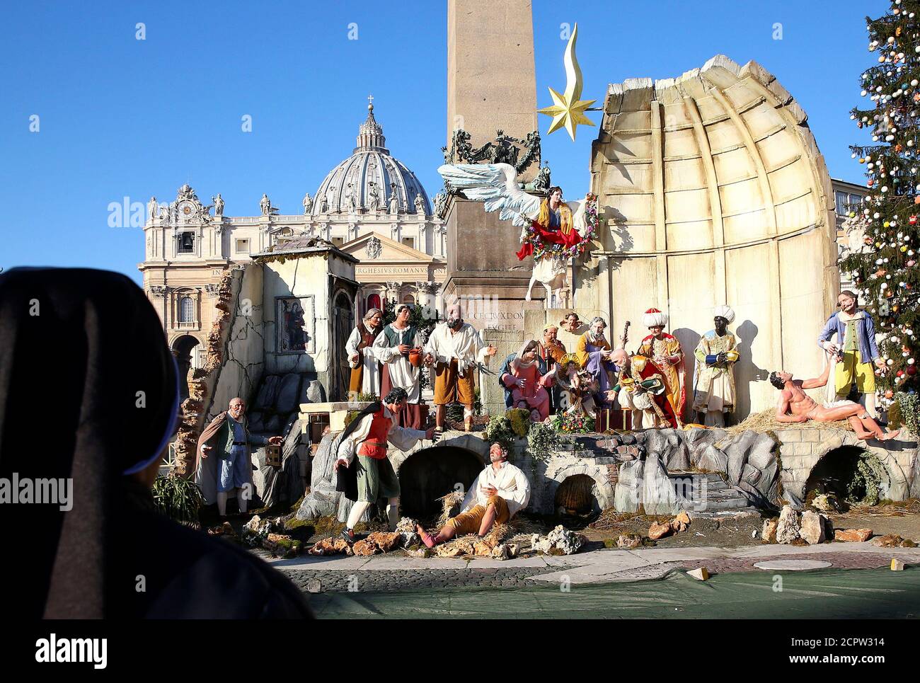 Nativity scene in the vatican hi-res stock photography and images - Alamy