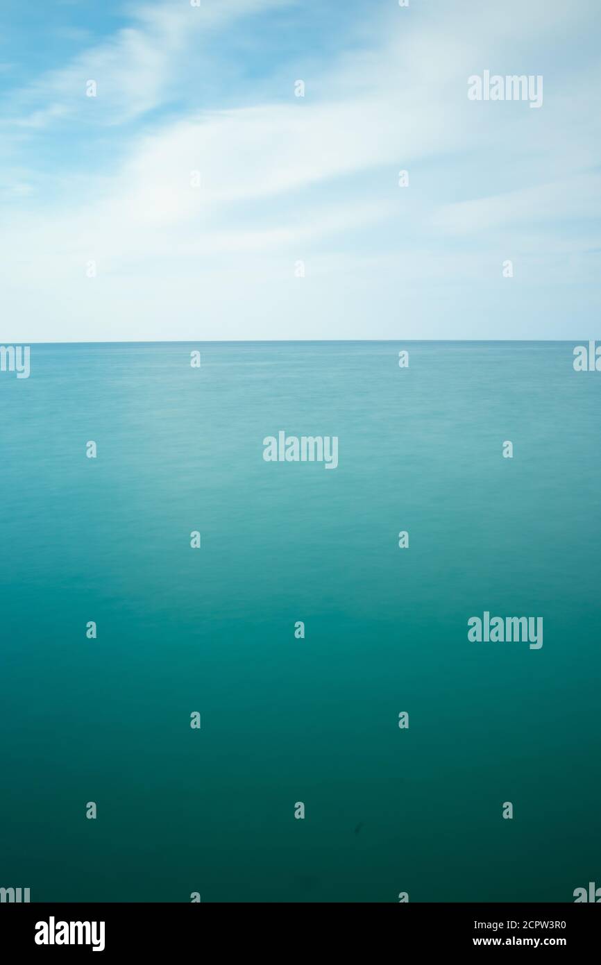 Mediterranean sea, shutter speed shot of water Stock Photo - Alamy