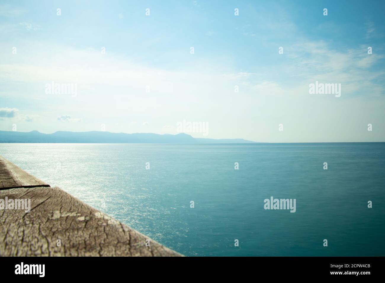 Mediterranean sea, shutter speed shot of water Stock Photo - Alamy