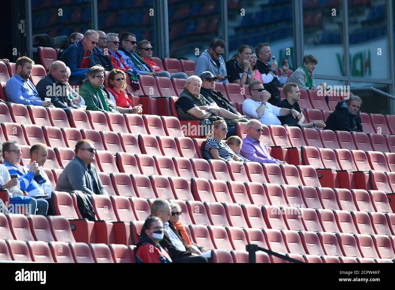 Group spectators sitting in stadium hi-res stock photography and images ...