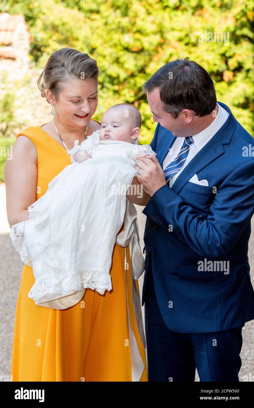 Clevaux, Luxembourg. 19th Sep, 2020. Hereditary Grand Duke Guillaume, Hereditary Grand Duchess ...