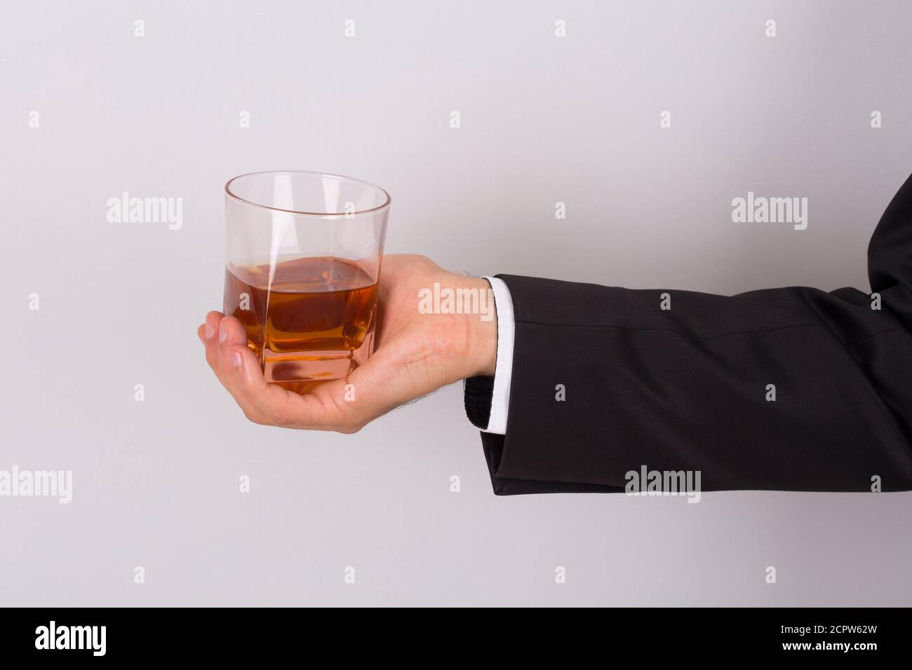 tycoon, grey background Stock Photo - Alamy