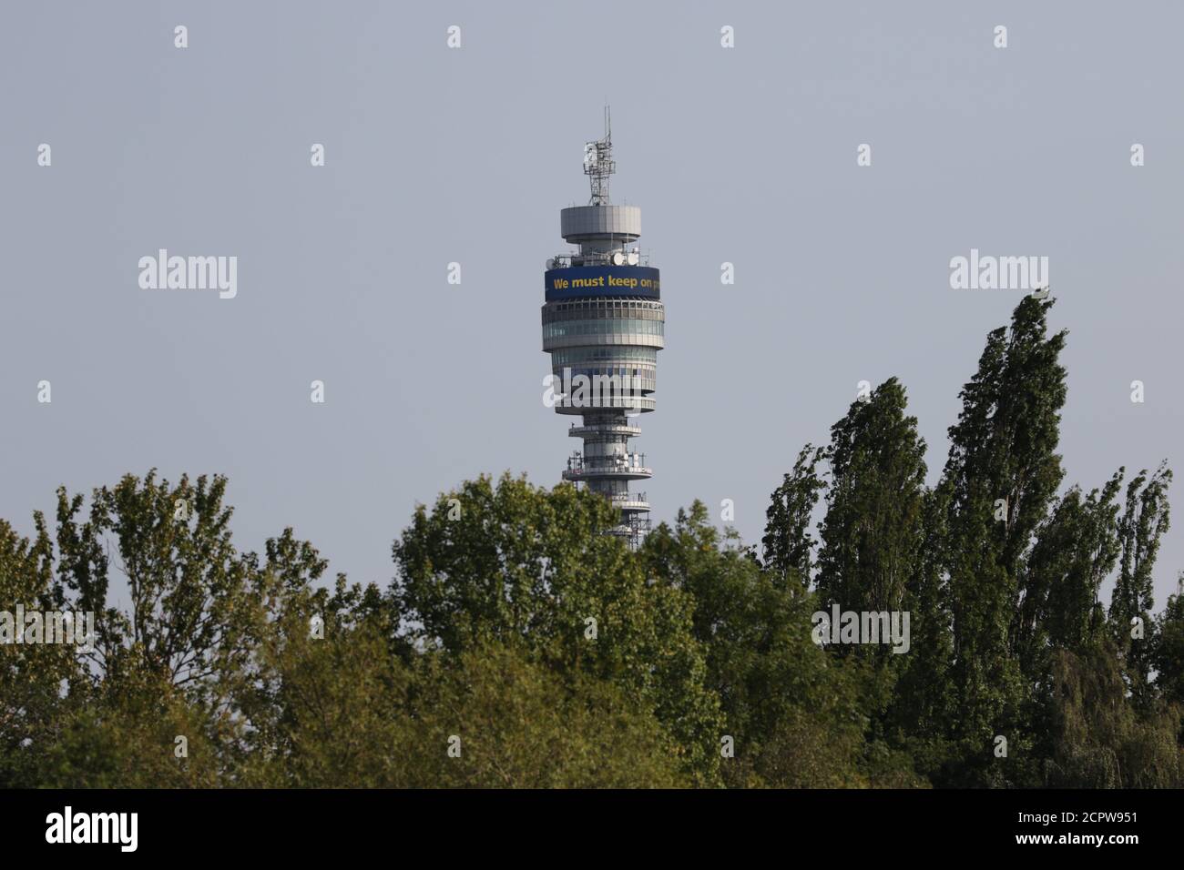 Bt tower coronavirus messages hi-res stock photography and images - Alamy
