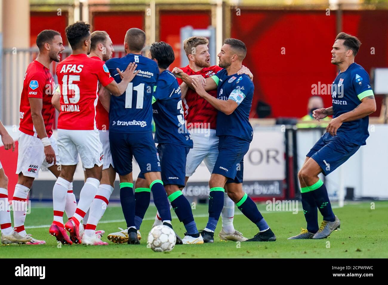 Alkmaar, Netherlands. 19th Sep, 2020. ALKMAAR - AZ - PEC Zwolle ...